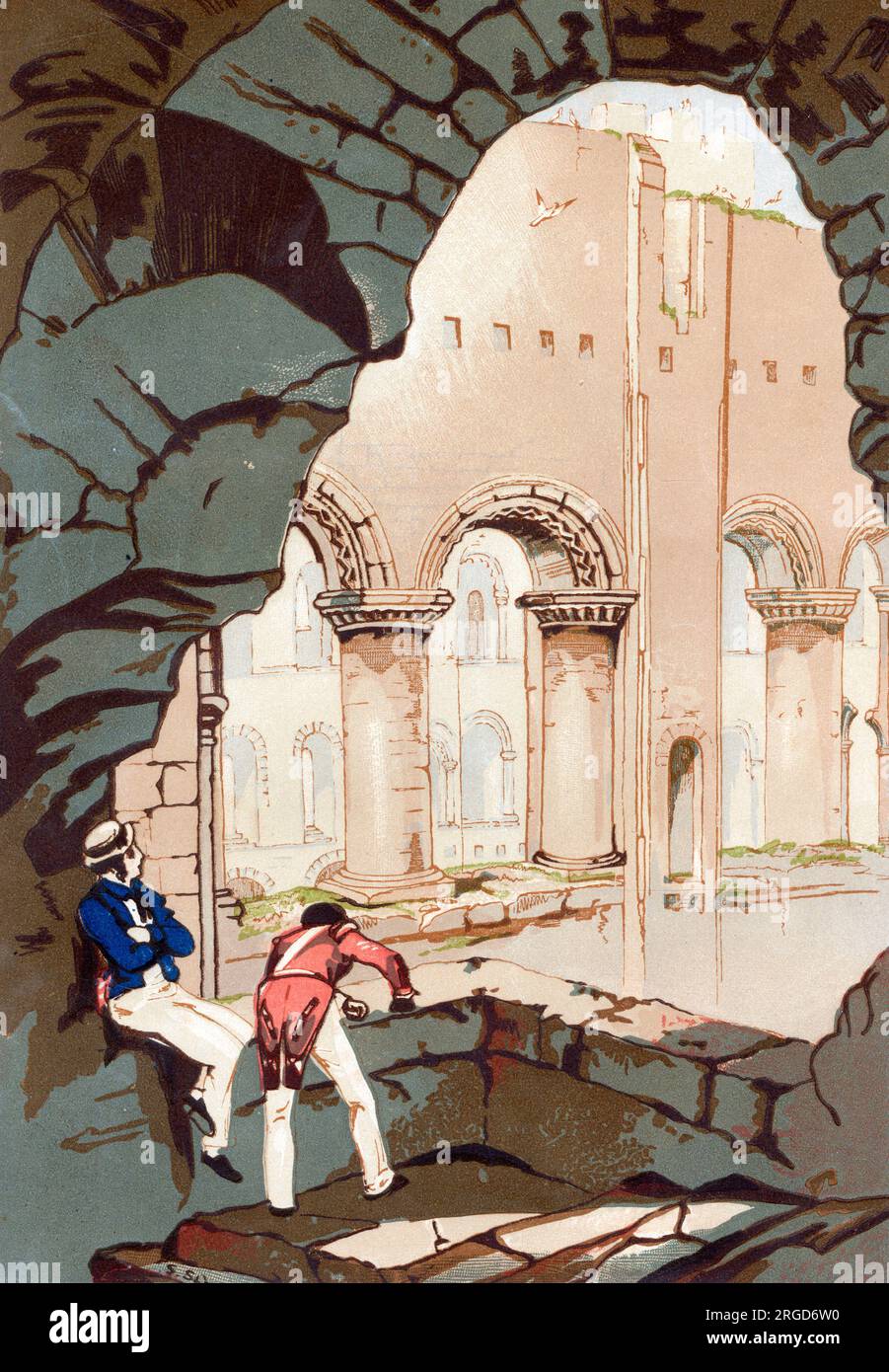 Rochester Castle - Interior Stock Photo - Alamy