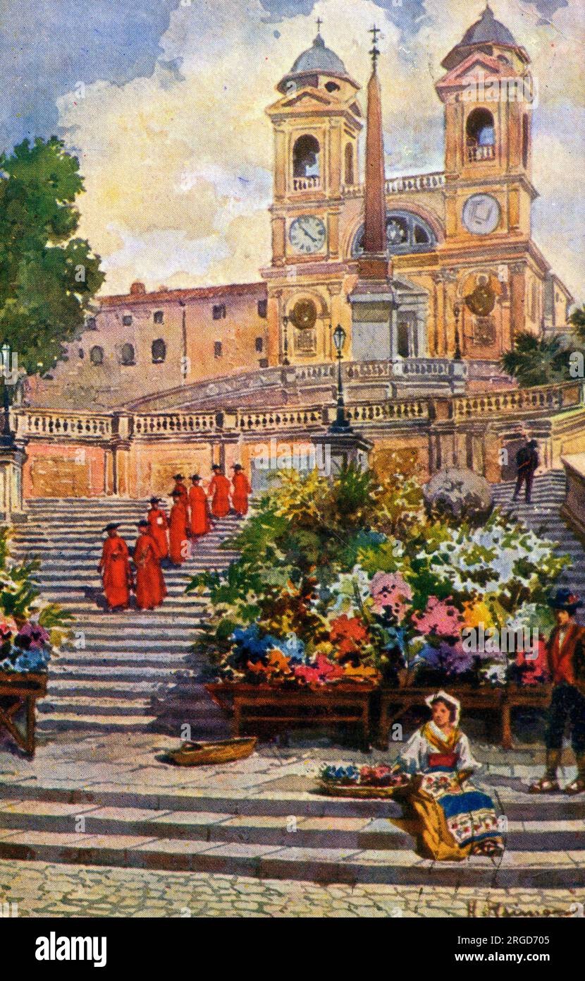 Rome, Italy - The Spanish Steps Stock Photo - Alamy