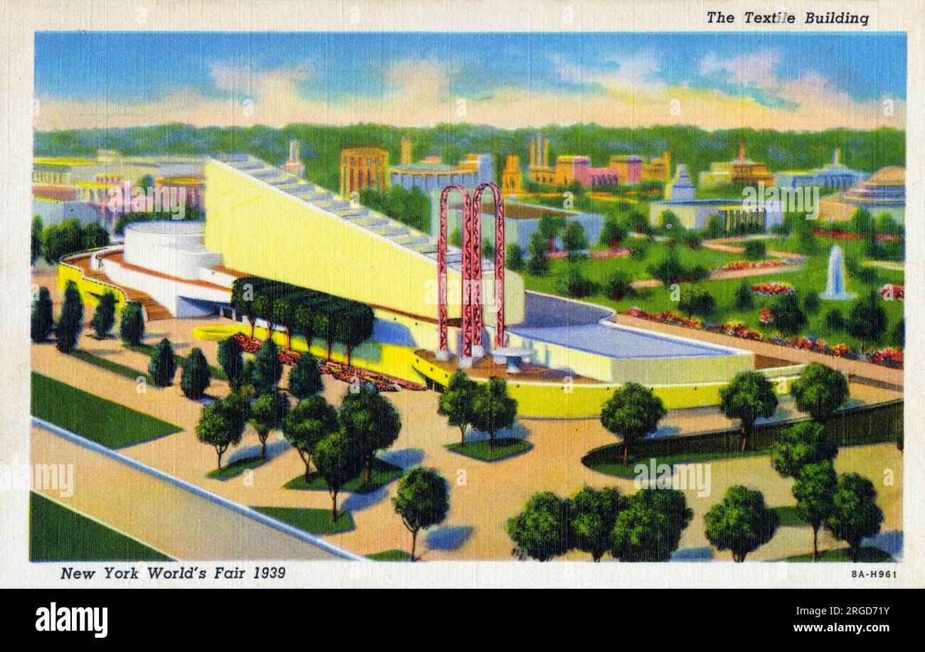 New York World's Fair, 1939, USA - Textile Building Stock Photo - Alamy