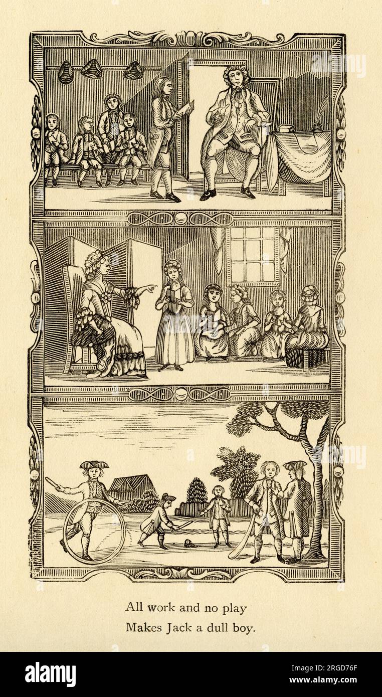 All work and no play makes Jack a dull boy, familiar saying Stock Photo ...