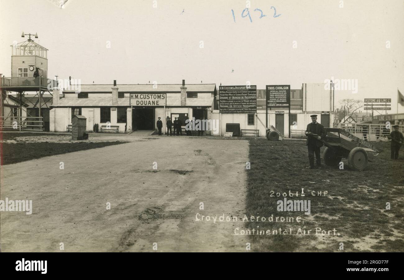 Control Tower and Customs Office, Croydon Aerodrome Continental Airport ...