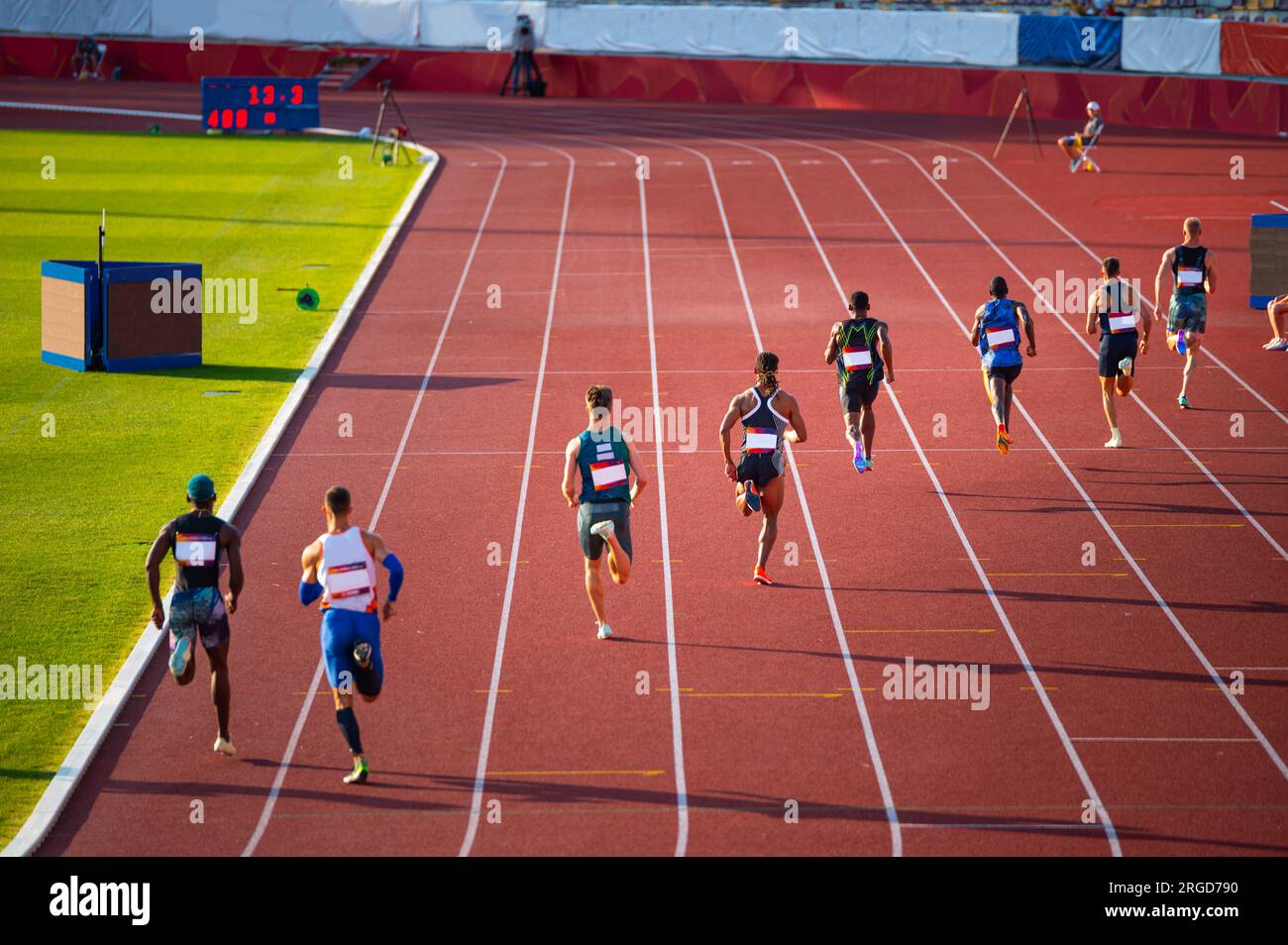 Fast stride athlete running on hi-res stock photography and images - Alamy