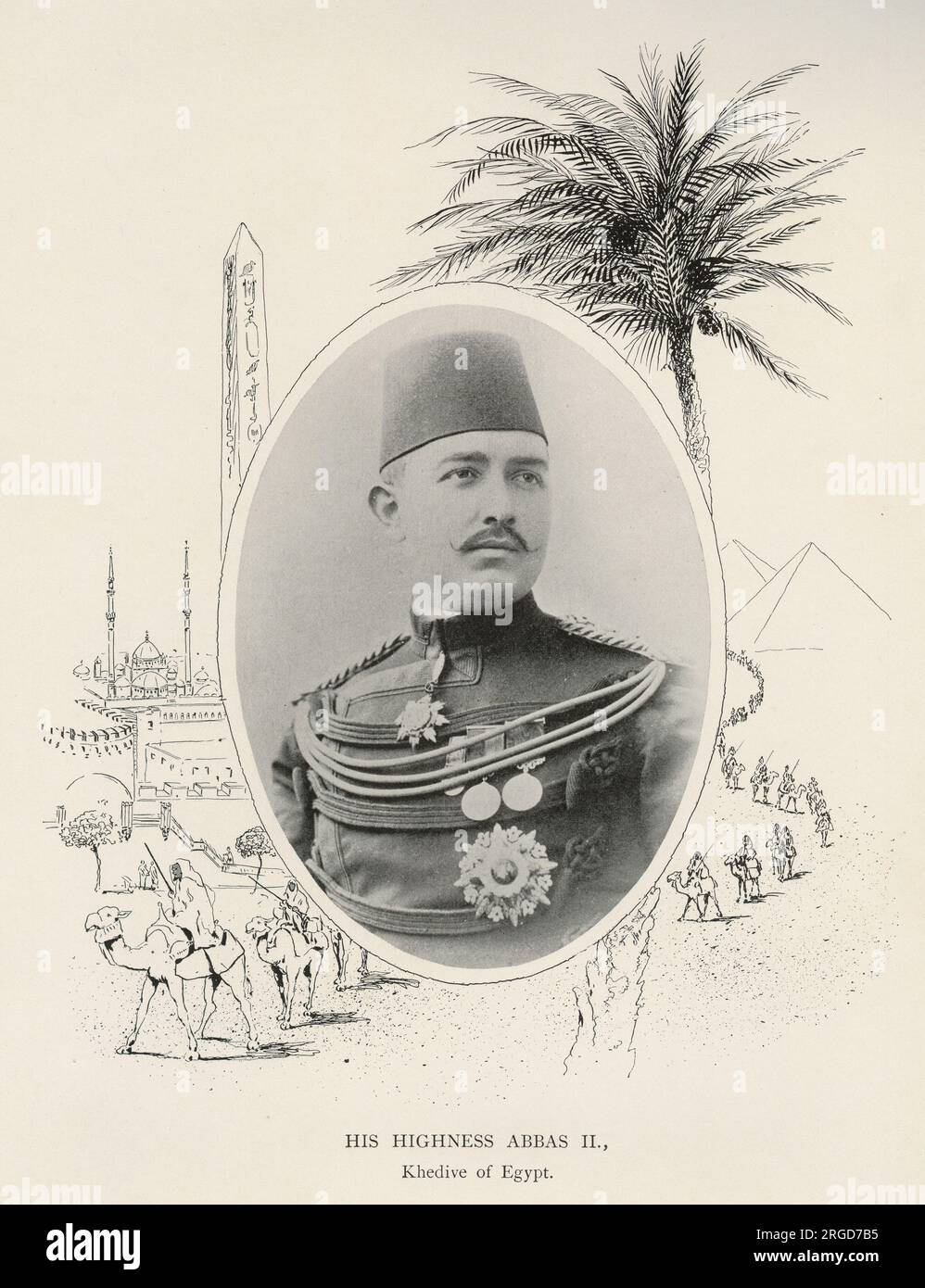 His Highness Abbas II, Khedive of Egypt Stock Photo - Alamy