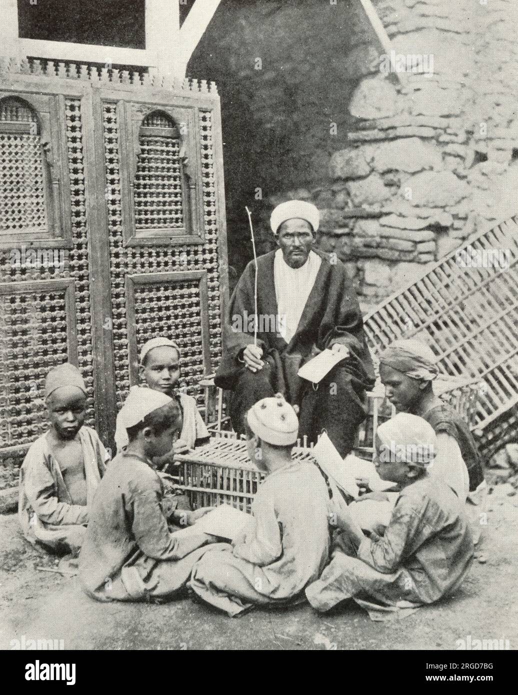 Lesson Hour at Bulak, Egypt Stock Photo - Alamy