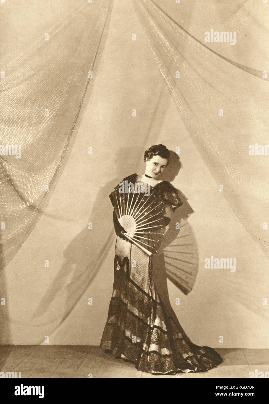 Joy Newton, ballerina in The Haunted Ballroom, The Vic-Wells Ballet, supplement to The Dancing ...