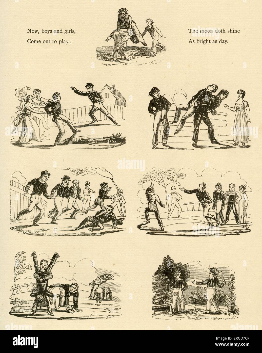 Children play nursery rhyme hi-res stock photography and images - Alamy