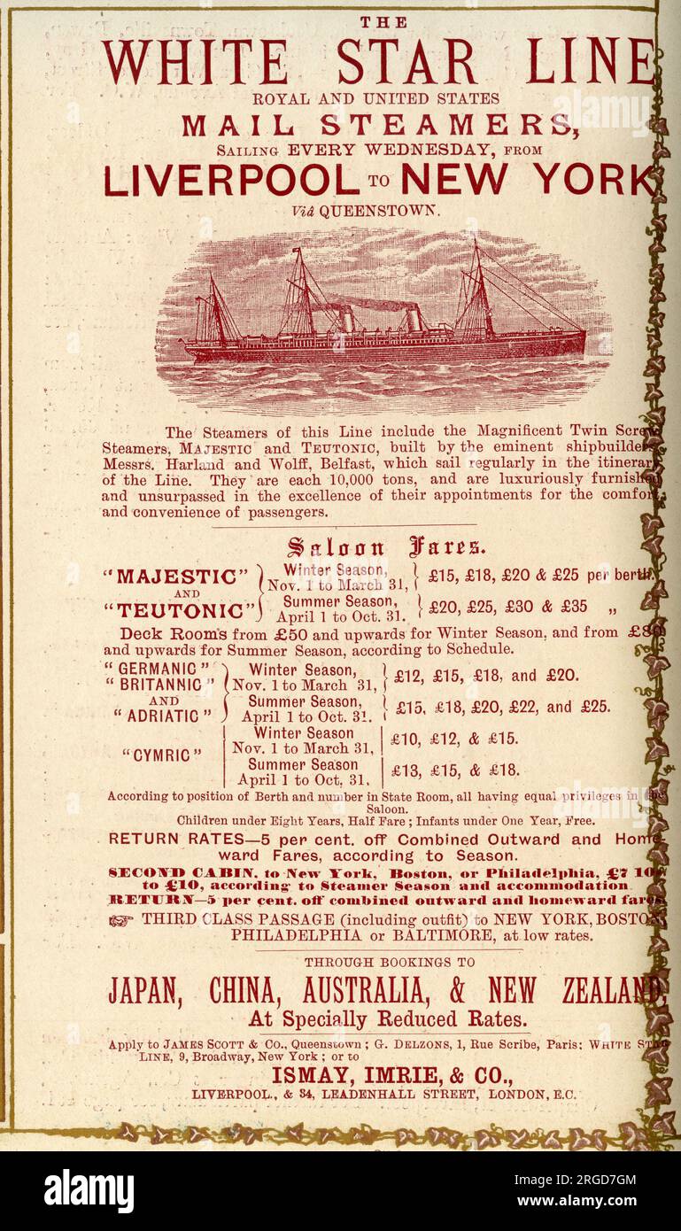 White star line liverpool hi-res stock photography and images - Alamy