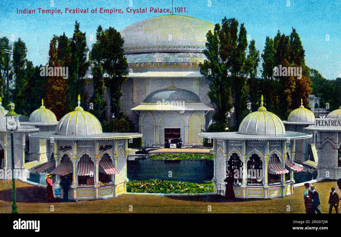 Indian Temple - Festival of Empire, Crystal Palace, London - opened on ...