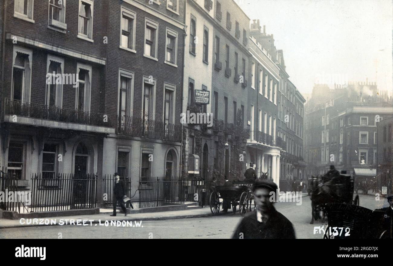Curzon Street, Mayfair, London Stock Photo - Alamy
