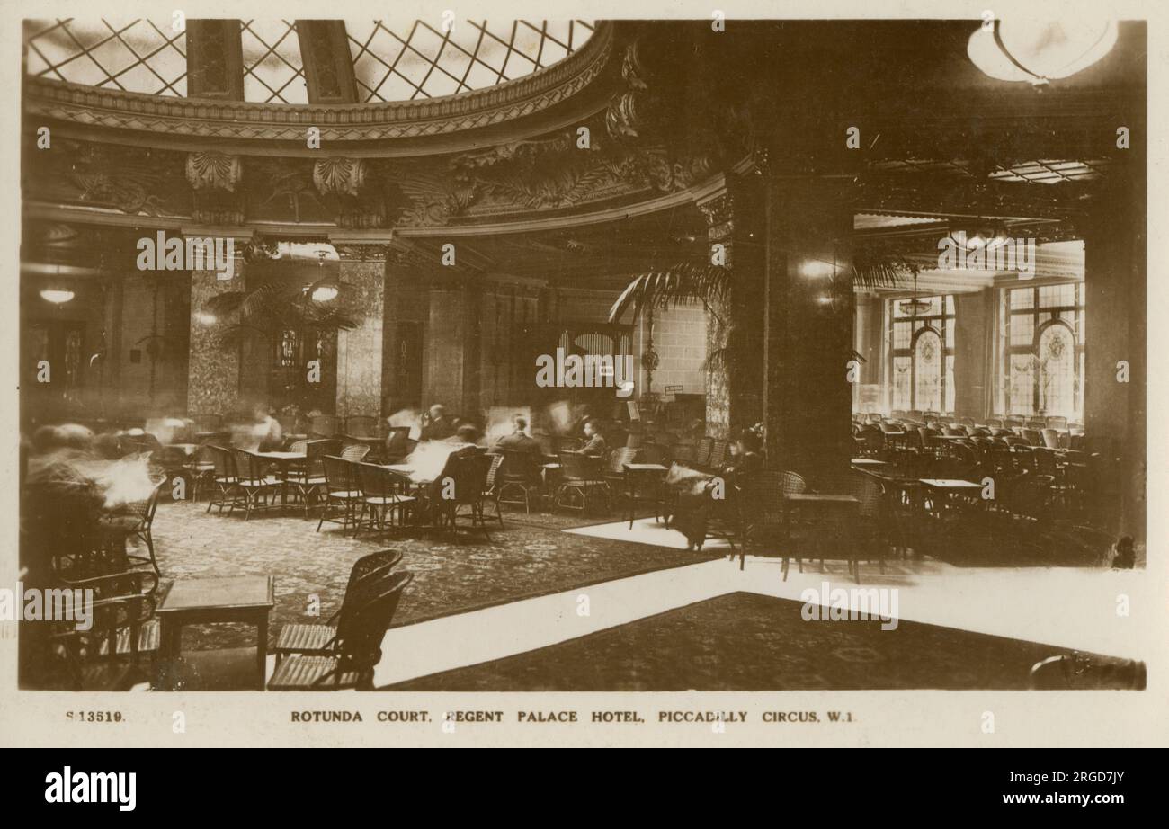 Regent Palace Hotel - Piccadilly Circus, London, W1 - The Rotunda Court ...