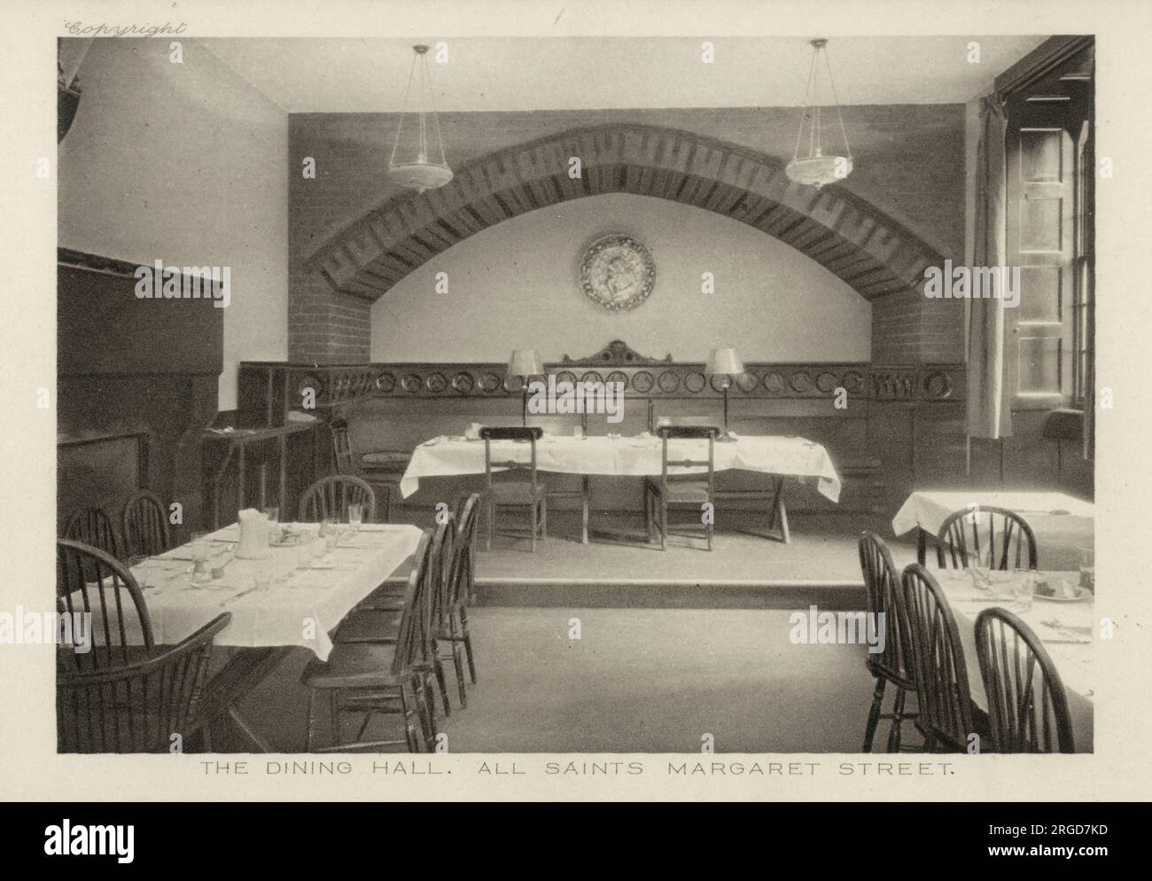 All Saints, Margaret Street, London - The Dining Hall. A Grade I listed ...