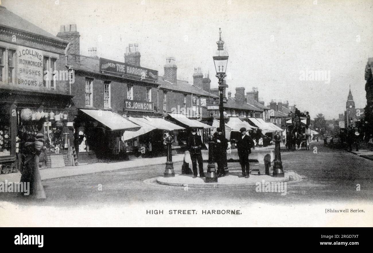 High Street, Harborne, south-west Birmingham Stock Photo - Alamy