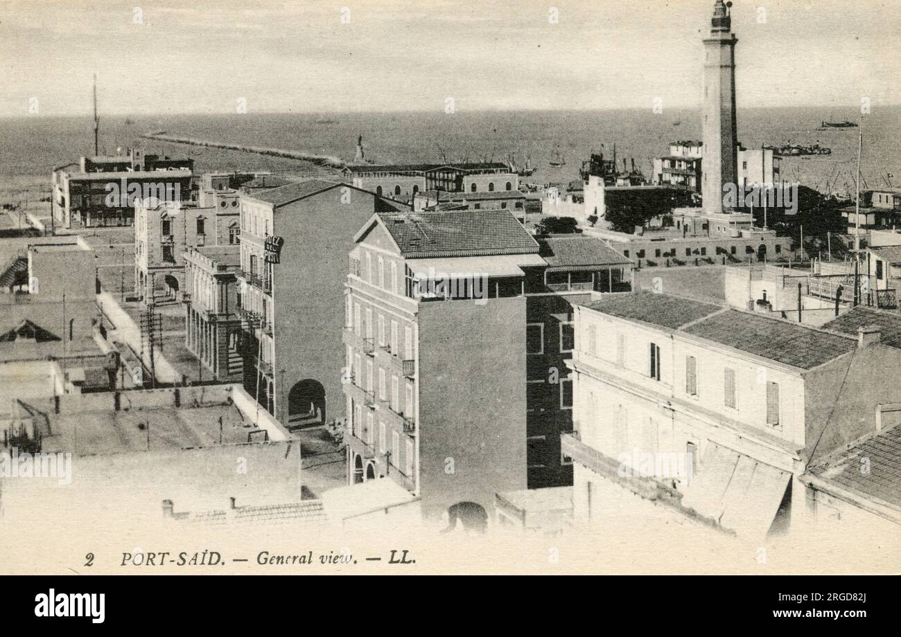 General view of Port Said, Egypt Stock Photo - Alamy