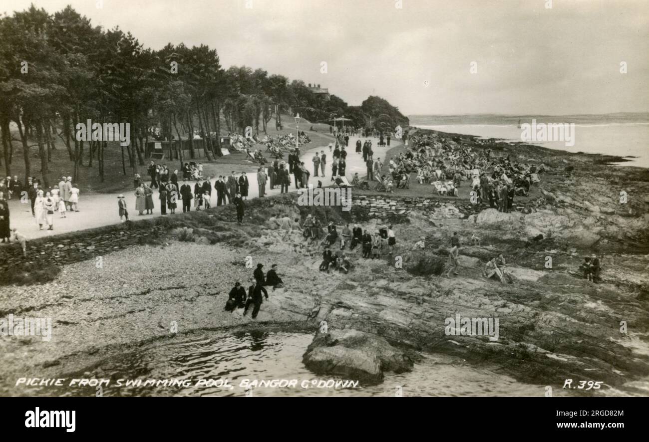 Pickie from Swimming Pool, Bangor, Co. Down, Northern Ireland Stock ...
