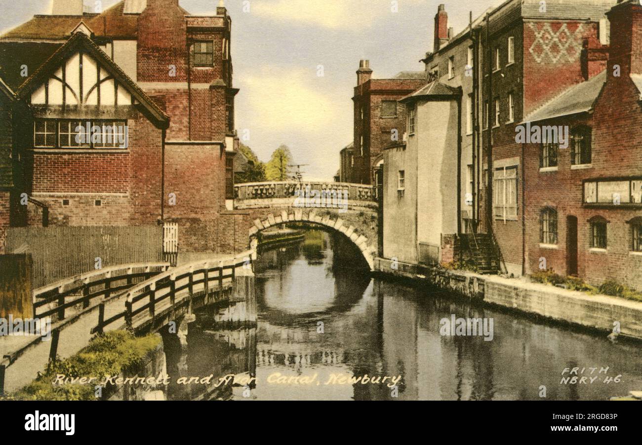 The River Kennet and Avon Canal at Newbury, Berkshire Stock Photo - Alamy