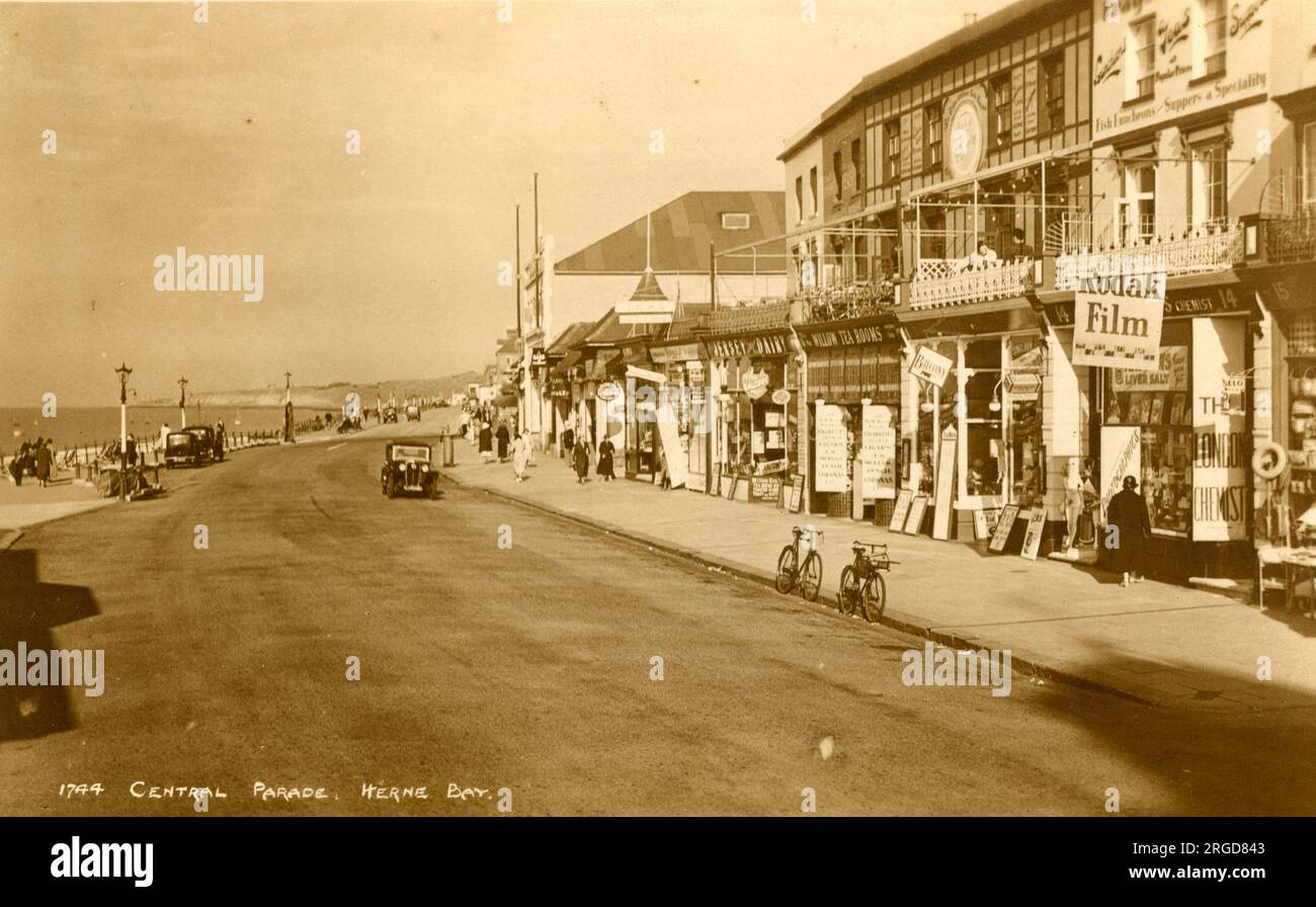 Central Parade, Herne Bay, Kent Stock Photo - Alamy