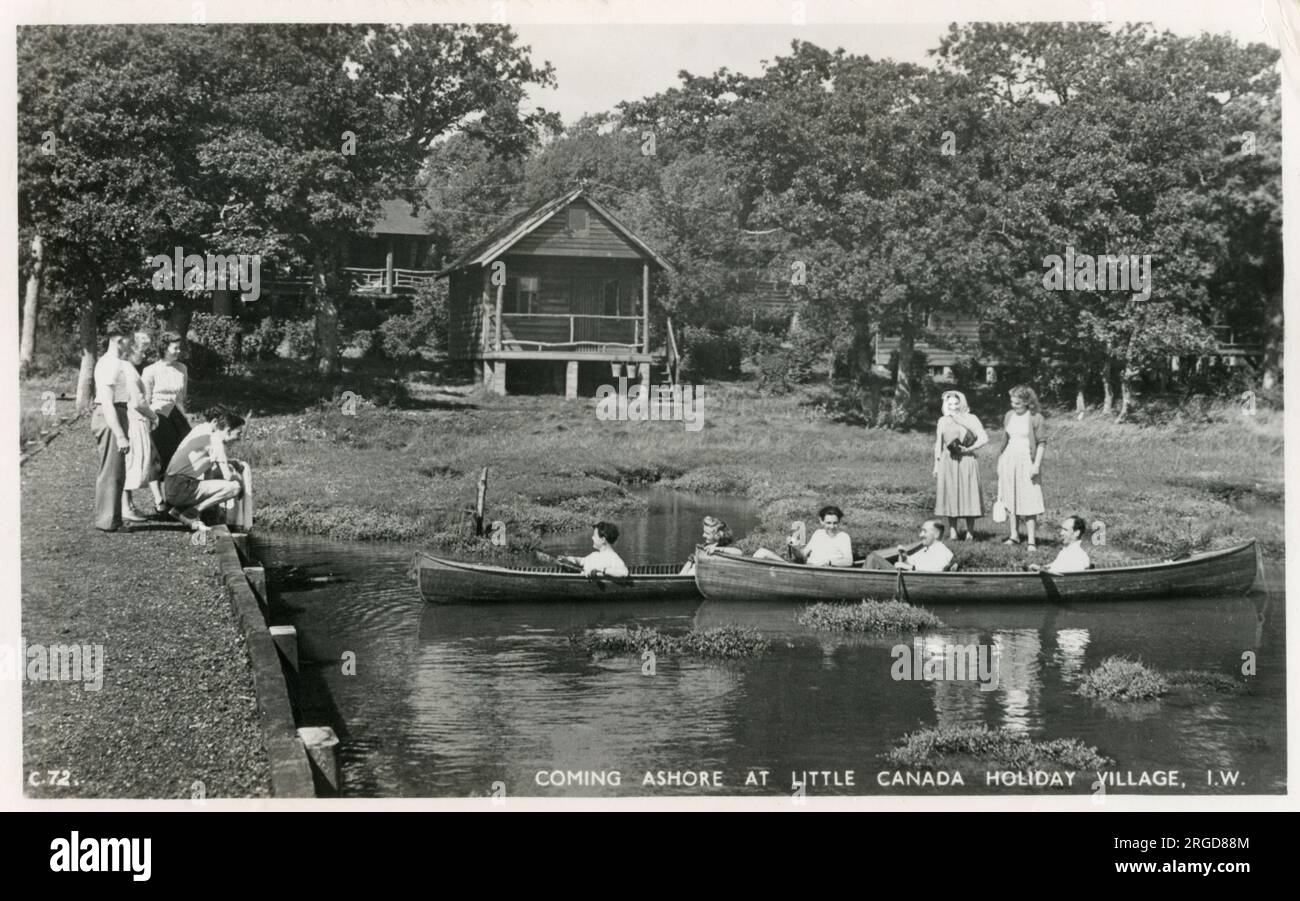 Boating Lake, Little Canada Holiday Village, Wootton Bridge, Ryde, Isle ...