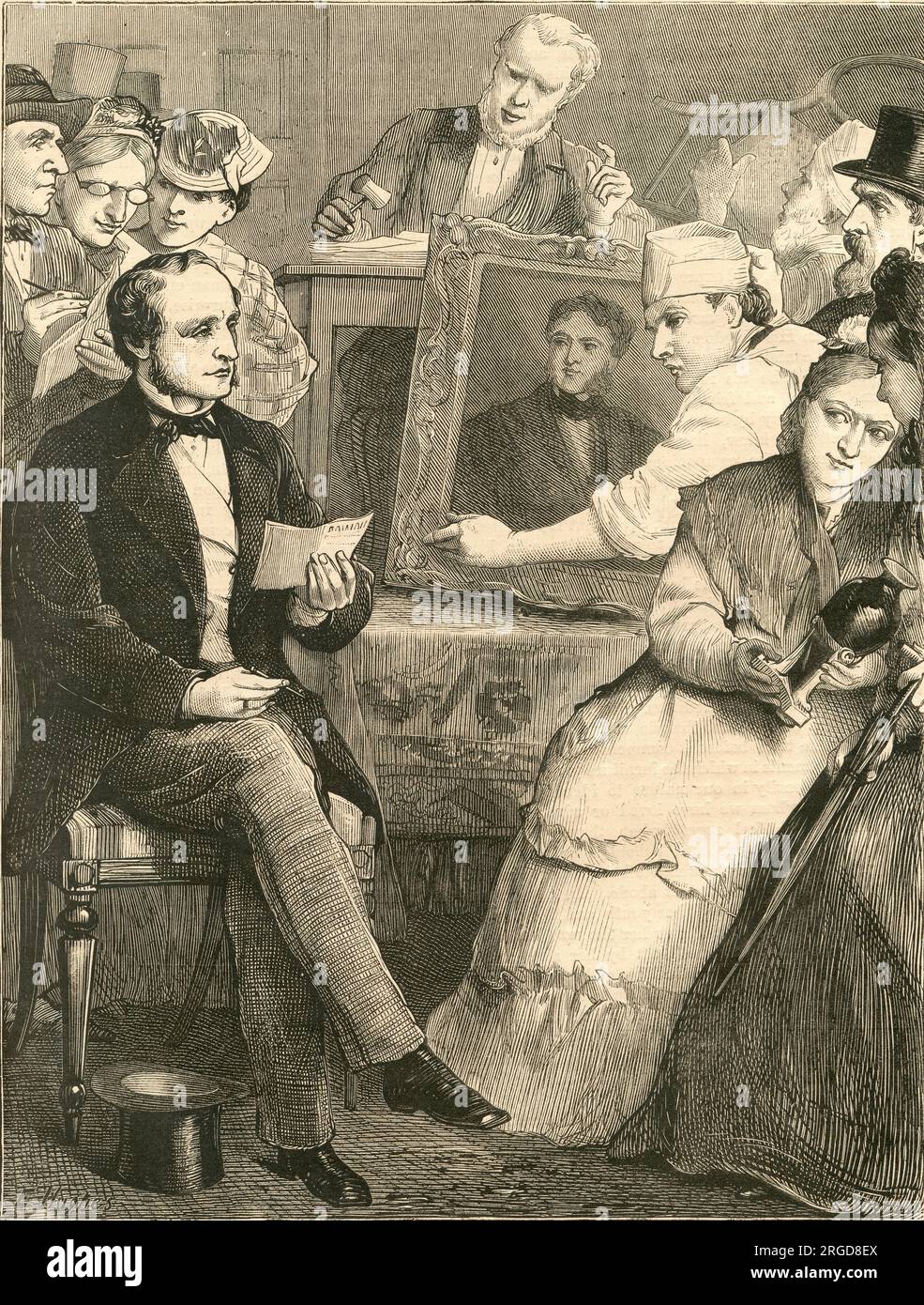 Buying selling auction hi-res stock photography and images - Alamy