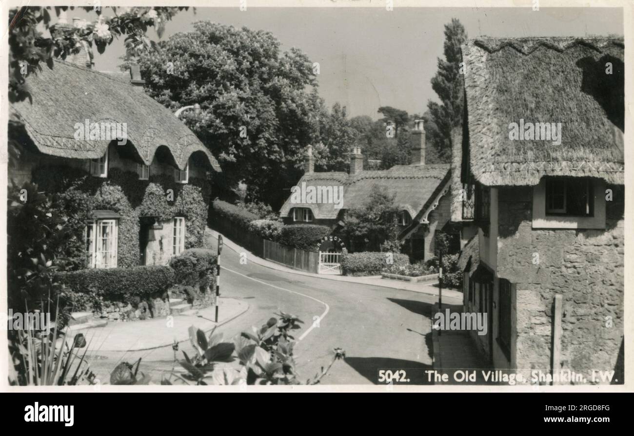 The Old Village, Shanklin, Isle of Wight Stock Photo - Alamy