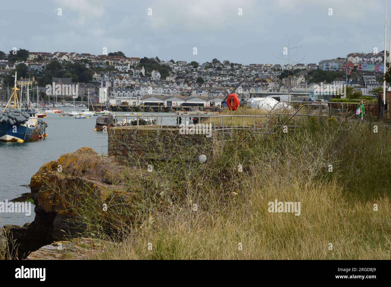 Boats in Brixham harbour, summer 2023 Stock Photo - Alamy