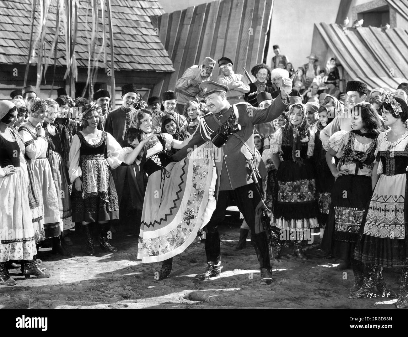 Bernice Claire, Bert Roach, on-set of the Film, "Song Of The Flame ...