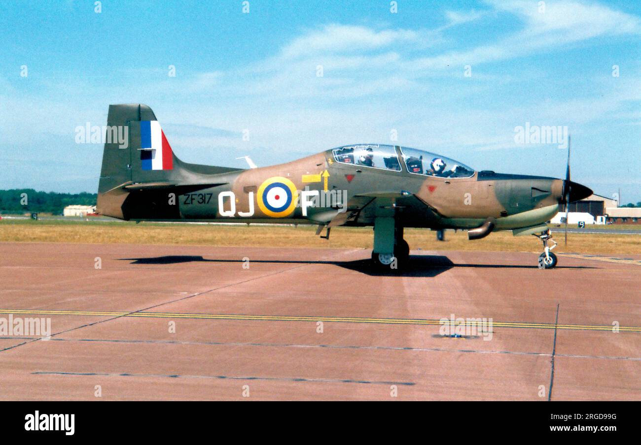 Royal Air Force - Short Tucano T.1 ZF317 / 'QJ-F' (msn S098/T69), of No ...