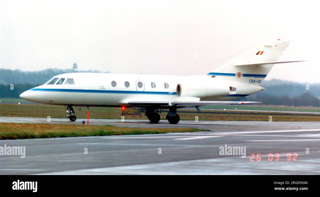 Force aerienne belge - Dassault Falcon 20E-5 CM-01 (msn 276/494), on 26 ...