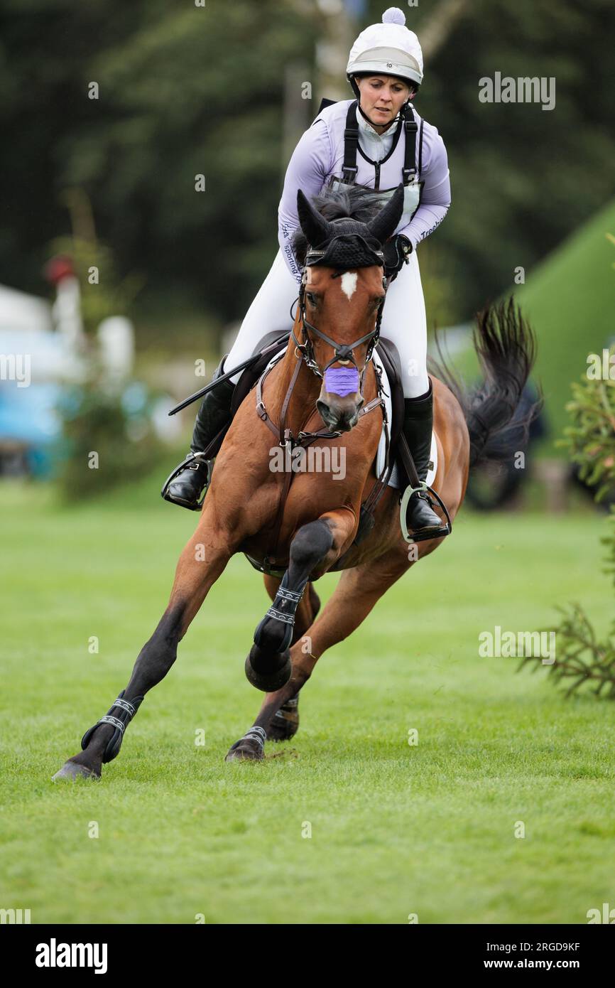 Gemma STEVENS of Great Britain riding Santiago Bay during The Ashby ...