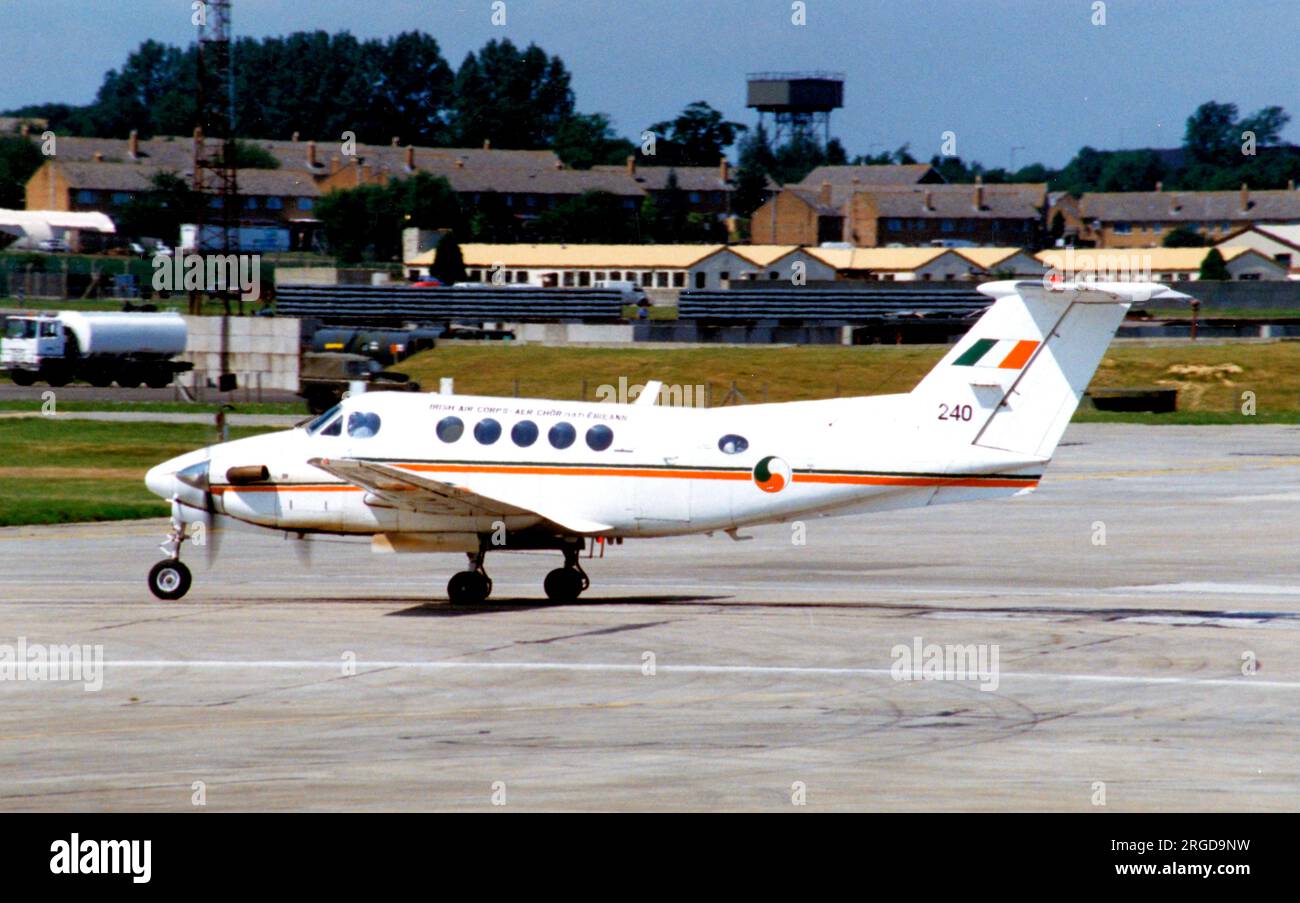 Irish Air Corps - Beech 200 Super King Air 240 (msn BB-672 Stock Photo ...
