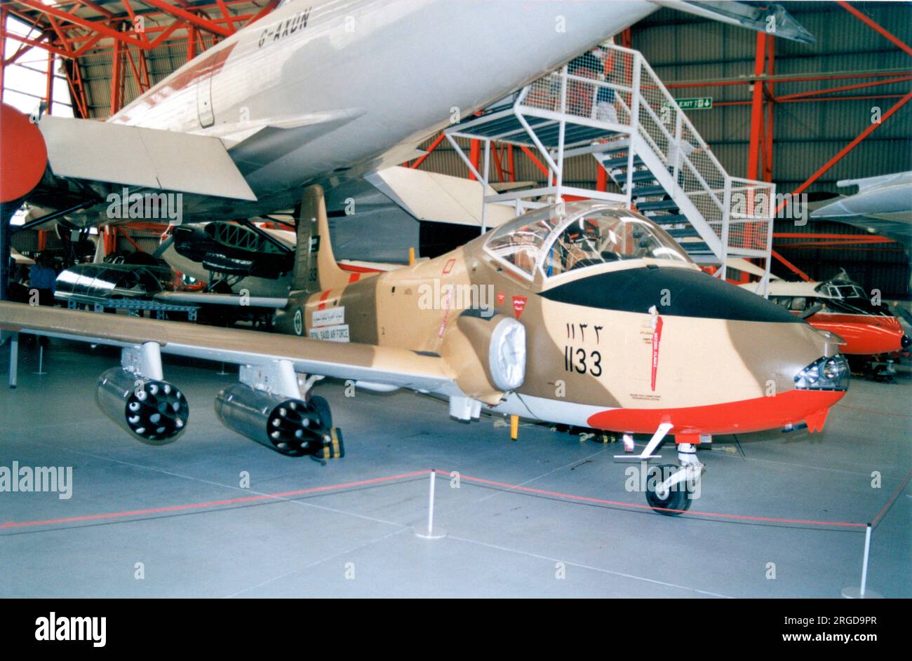 BAC Strikemaster Mk.80A 1133 (msn PS.364), at the Imperial War Museum ...
