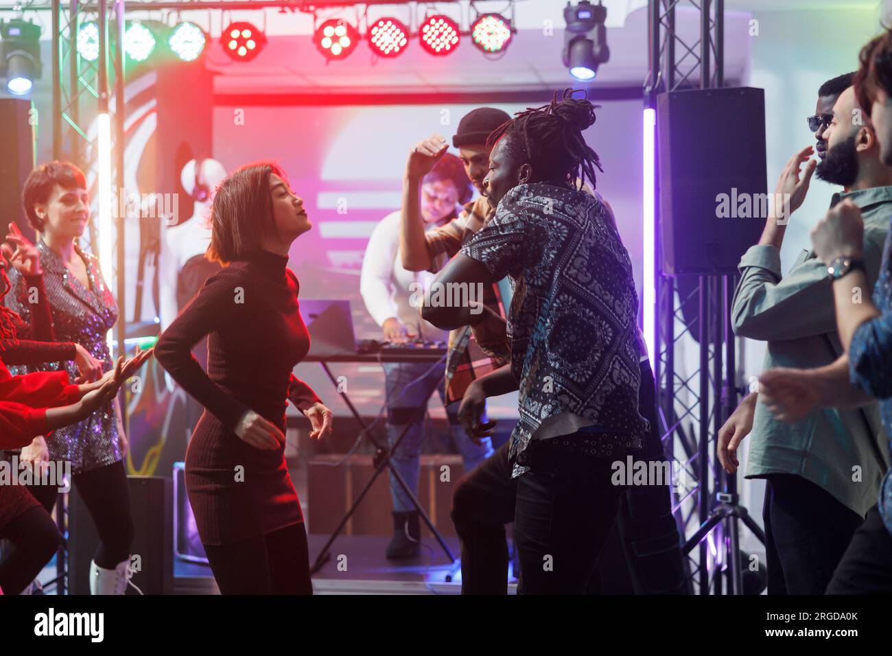 Clubbers african american hi-res stock photography and images - Alamy