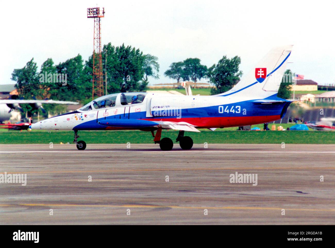 Slovak Air Force - Aero L-39C Albatros 0443 (msn 530443), of the White ...