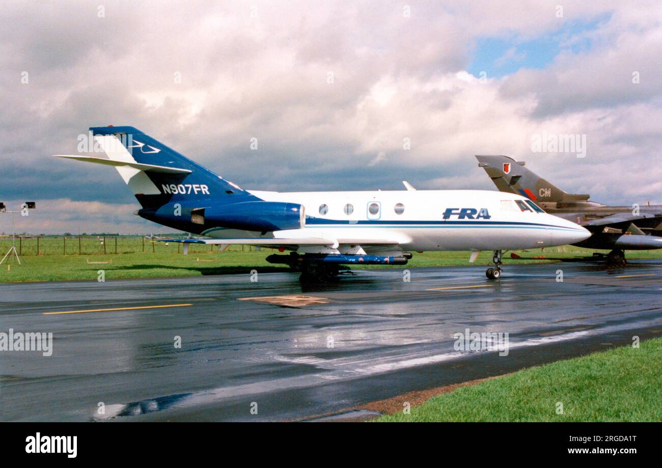 Dassault Falcon 20 N907FR EW training aircraft, of FR Aviation Stock ...