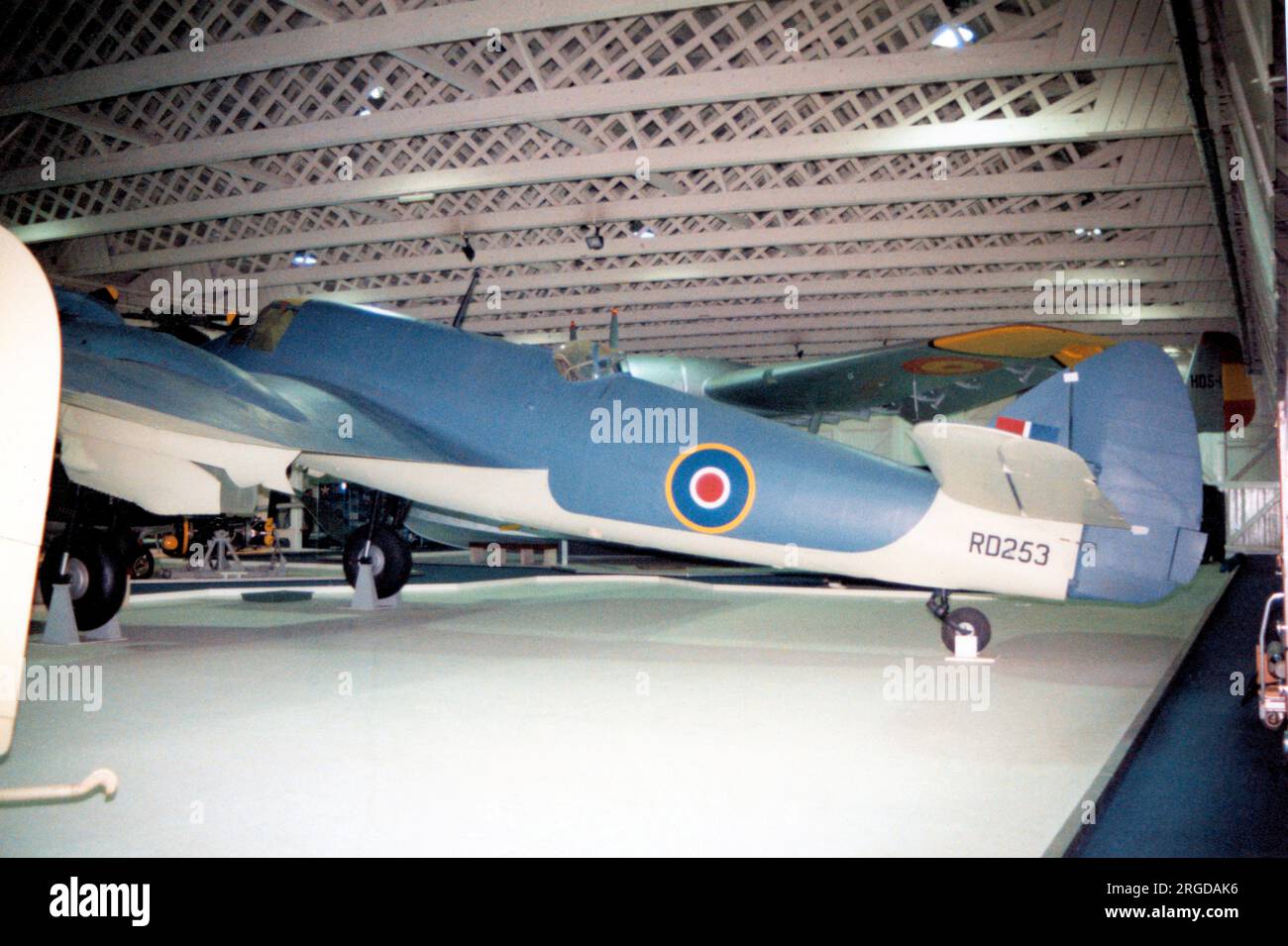 Bristol Beaufighter TF.10 RD253, at the Royal Air Force Museum, Hendon, on 30 December 1991 ...