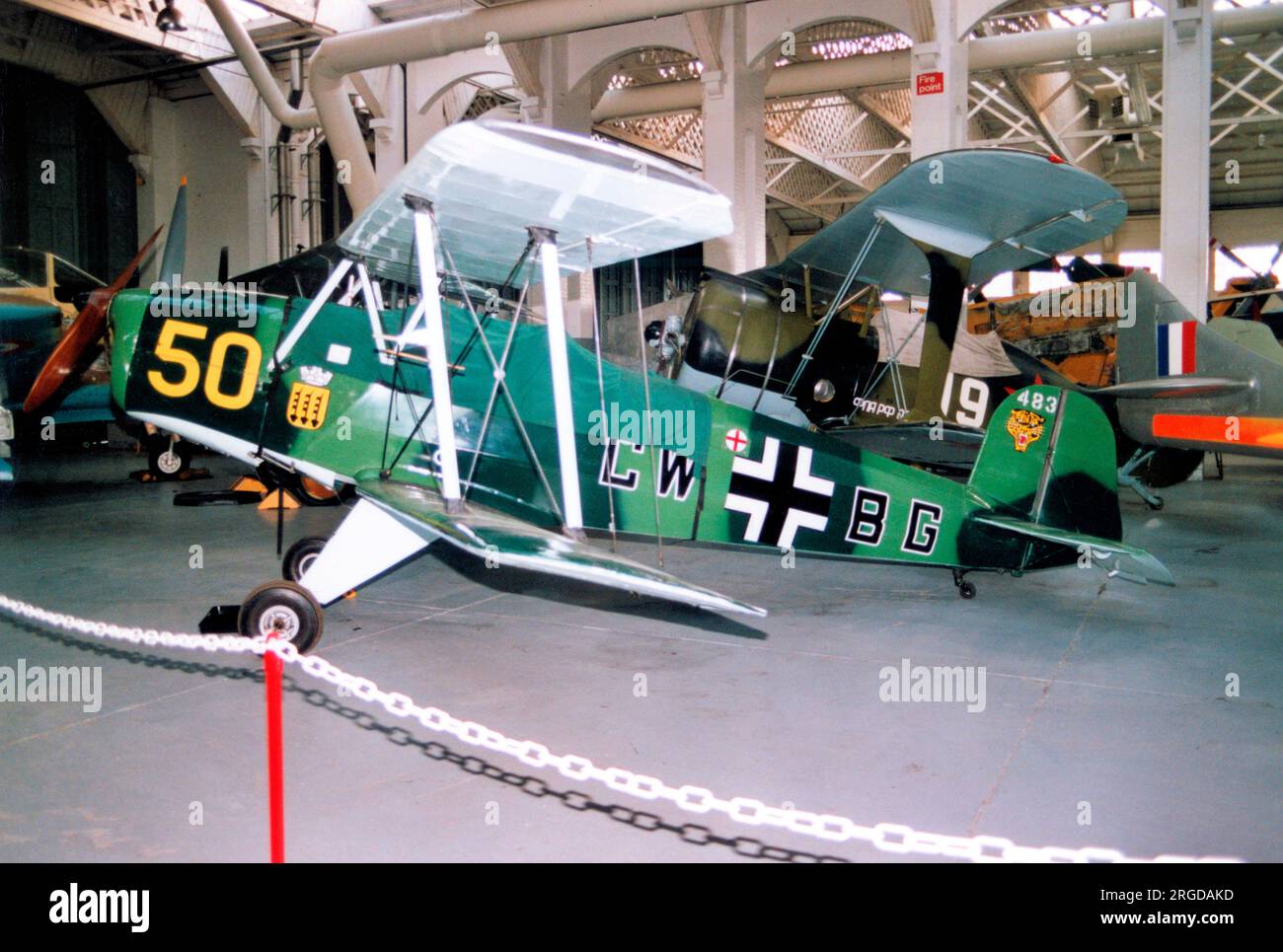 CASA 1.131E Jungmann G-BXBD (msn 1052), at Duxford Stock Photo - Alamy