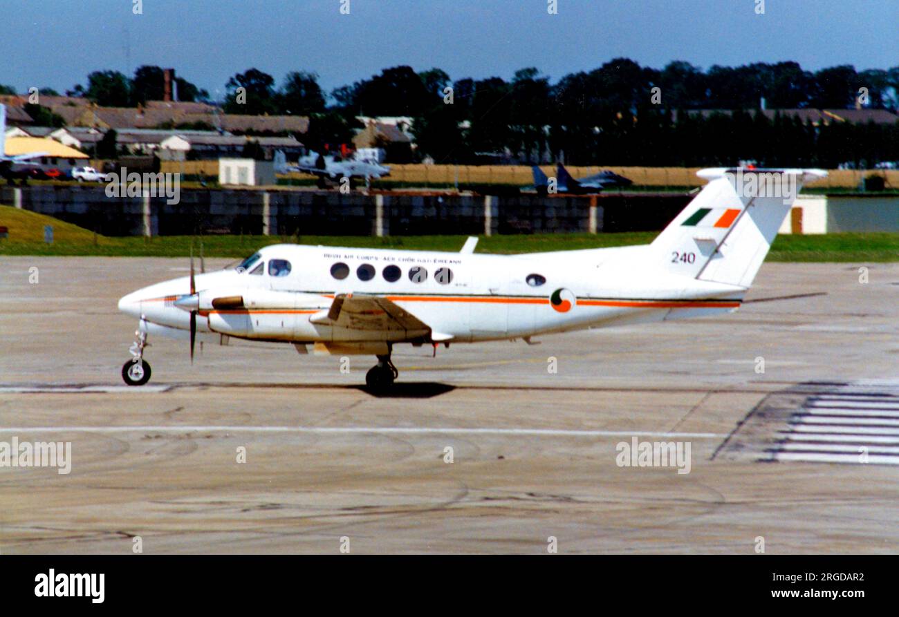 Irish Air Corps - Beech 200 Super King Air 240 (msn BB-672 Stock Photo ...