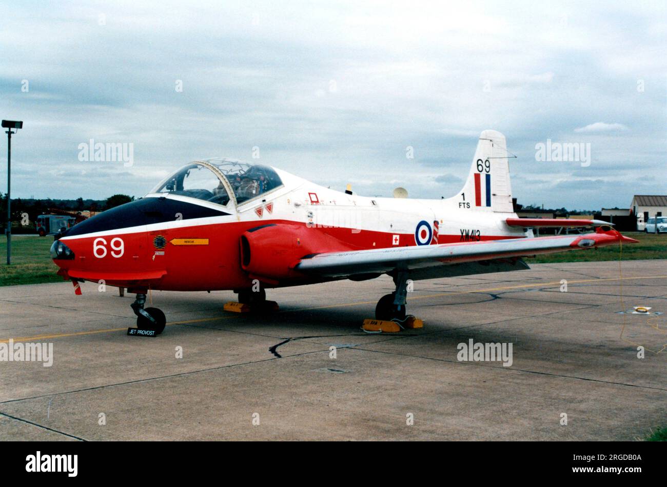 Royal Air Force - BAC Jet Provost T.5 XW413 / 69 (msn EEP/JP/1035), of ...