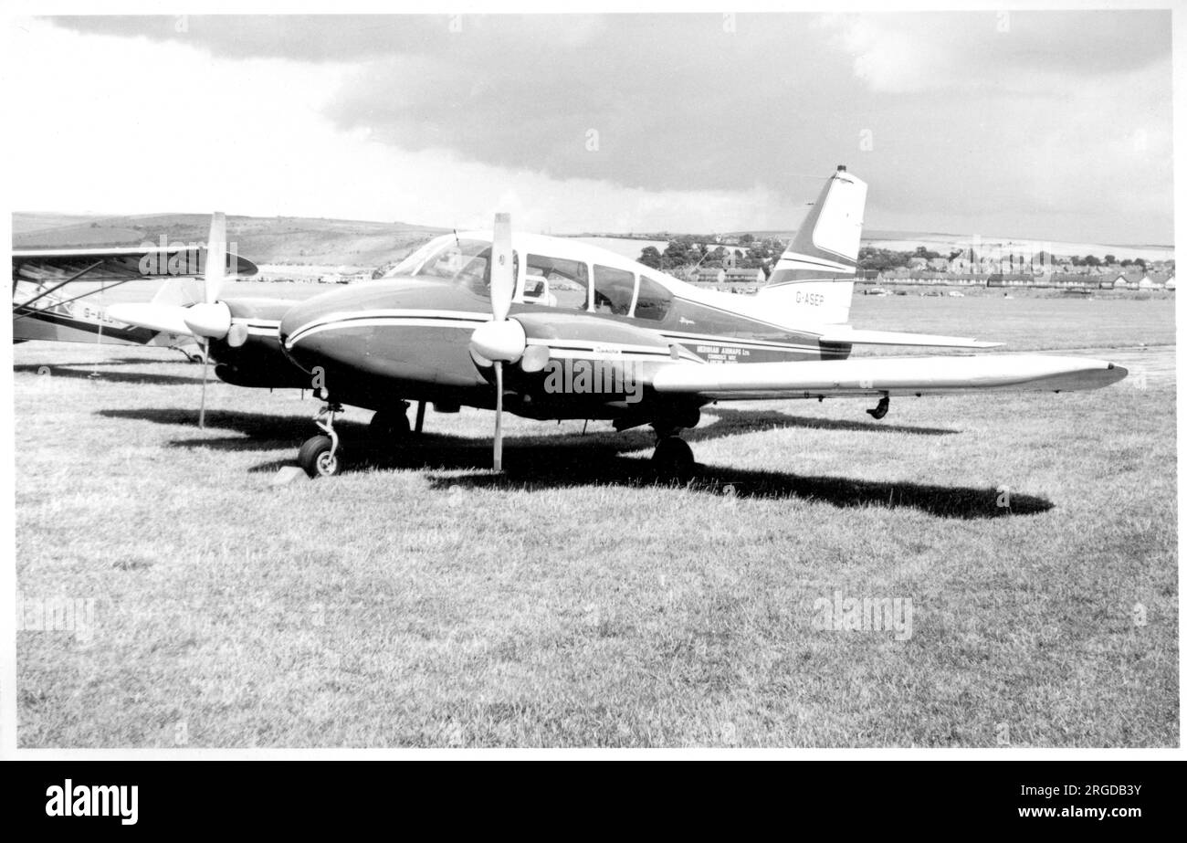 Piper PA-23-235 Apache G-ASEP (msn 27-541), at Shoreham Stock Photo - Alamy