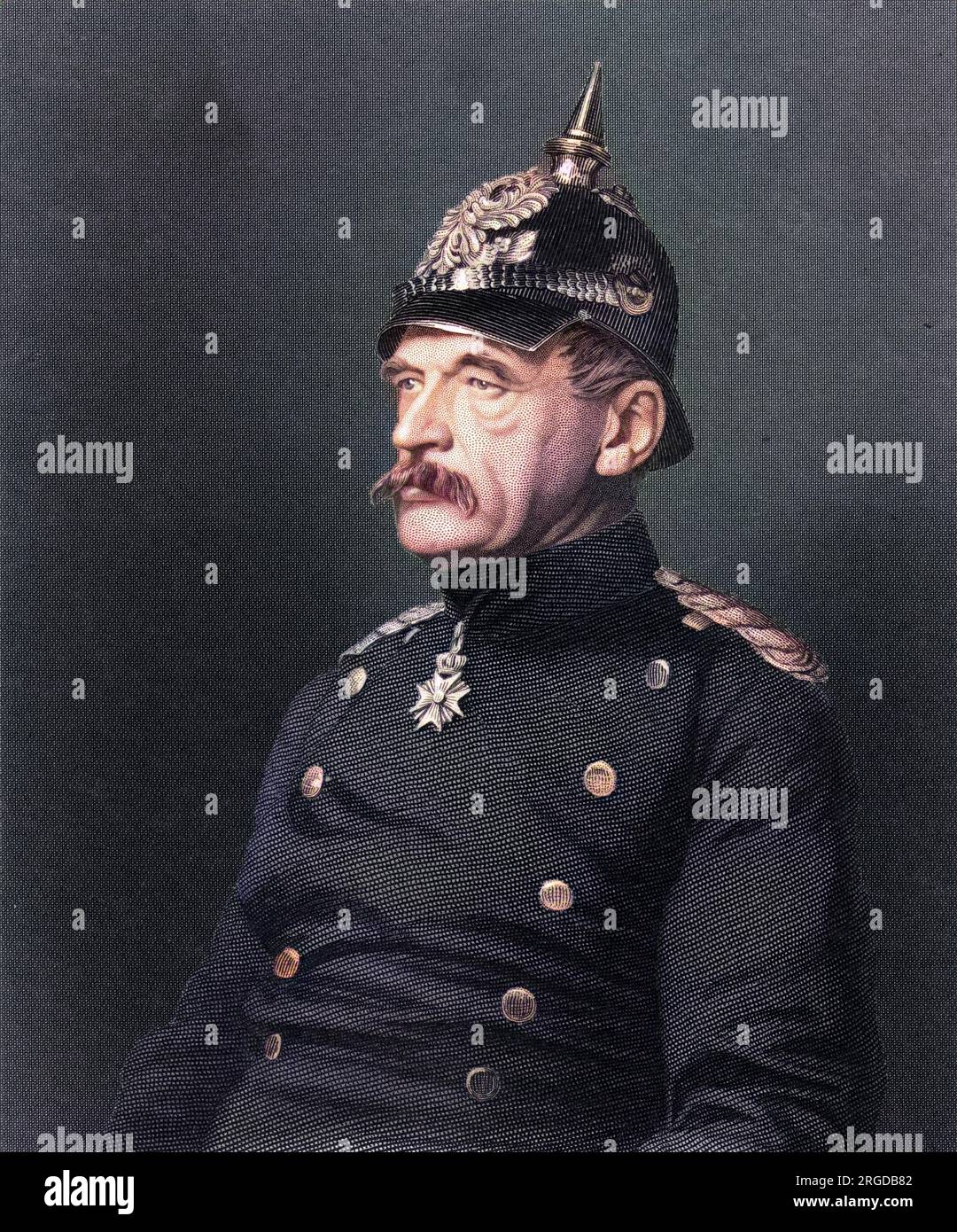 ALBRECHT THEODOR EMIL, graf von ROON Prussian soldier, minister for war ...