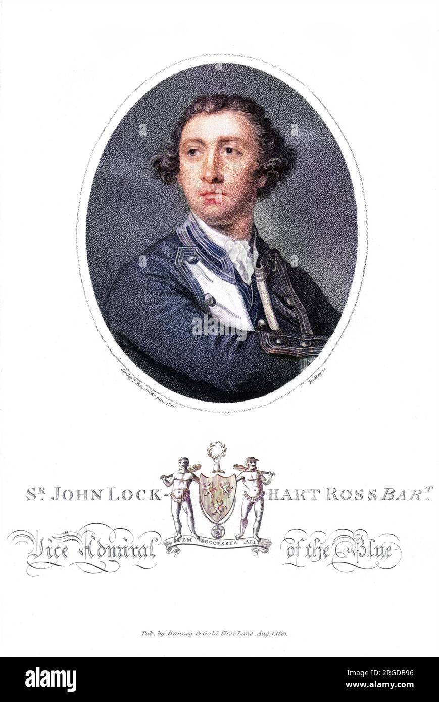 Sir JOHN LOCKHART ROSS British naval commander, admiral of the Blue ...
