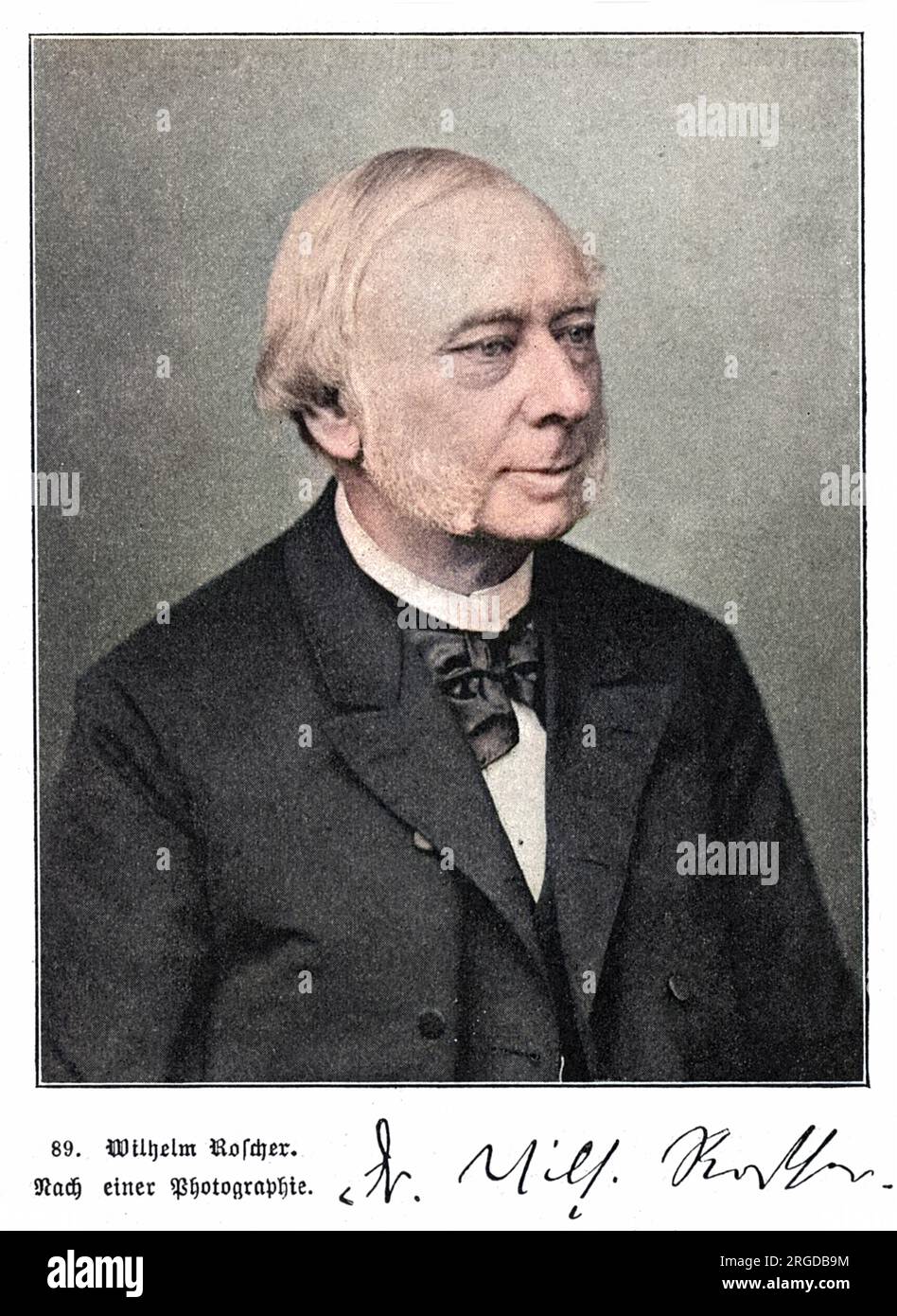 WILHELM GEORG FRIEDRICH ROSCHER (1817 - 1894), German political ...