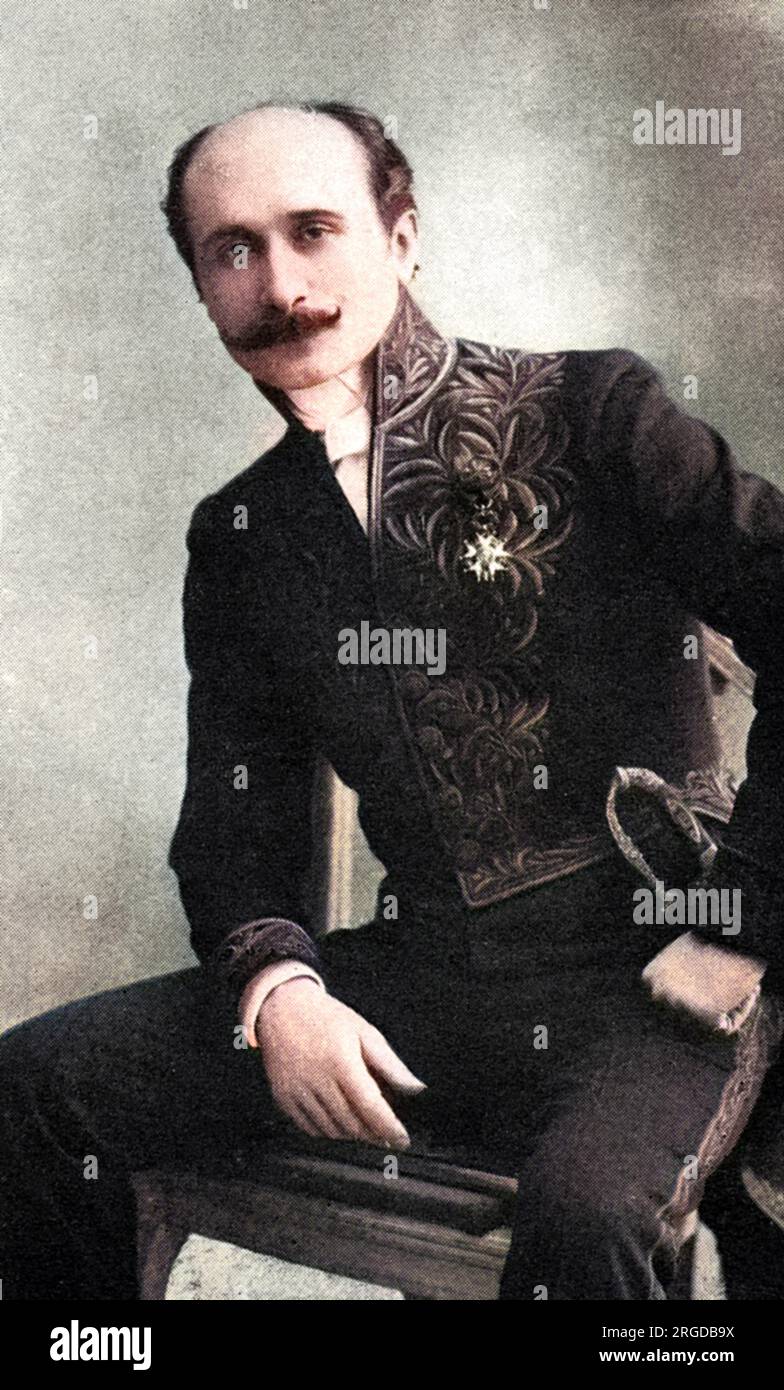 EDMOND ROSTAND, French playwright (Cyrano de Bergerac etc) in his ...