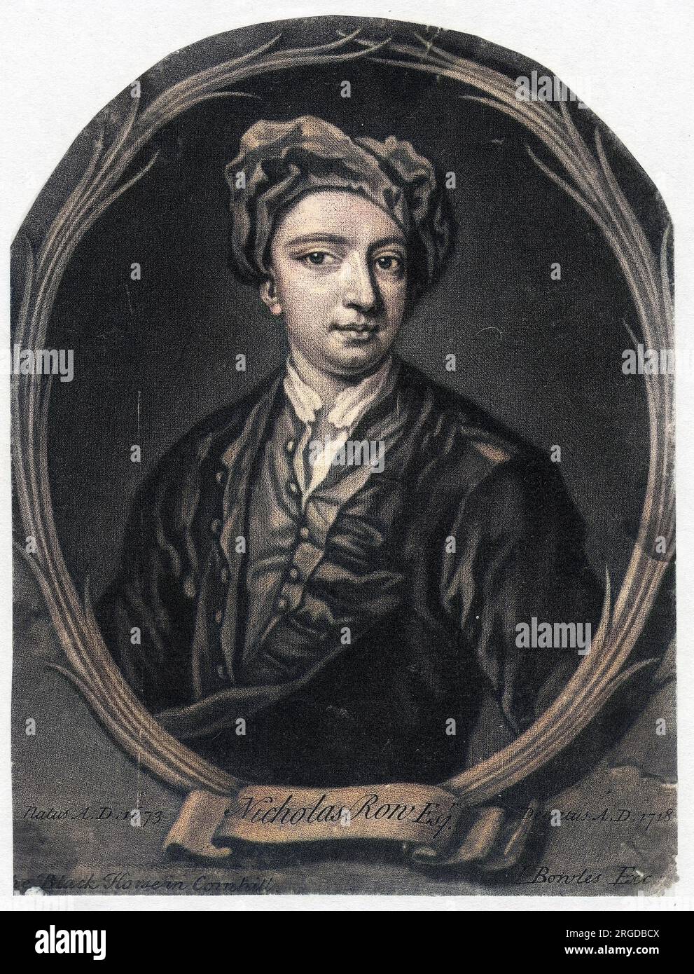 NICHOLAS ROWE playwright and poet laureate Stock Photo - Alamy