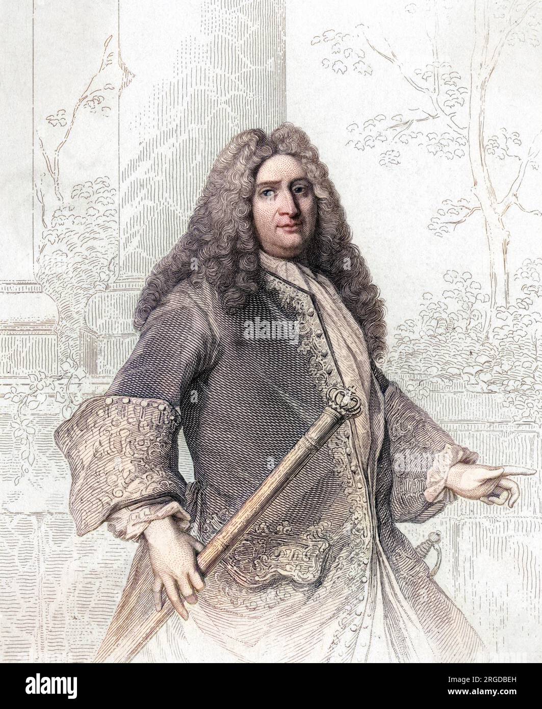 NICOLAS SAINCTOT courtier and functionary at the French court Stock ...