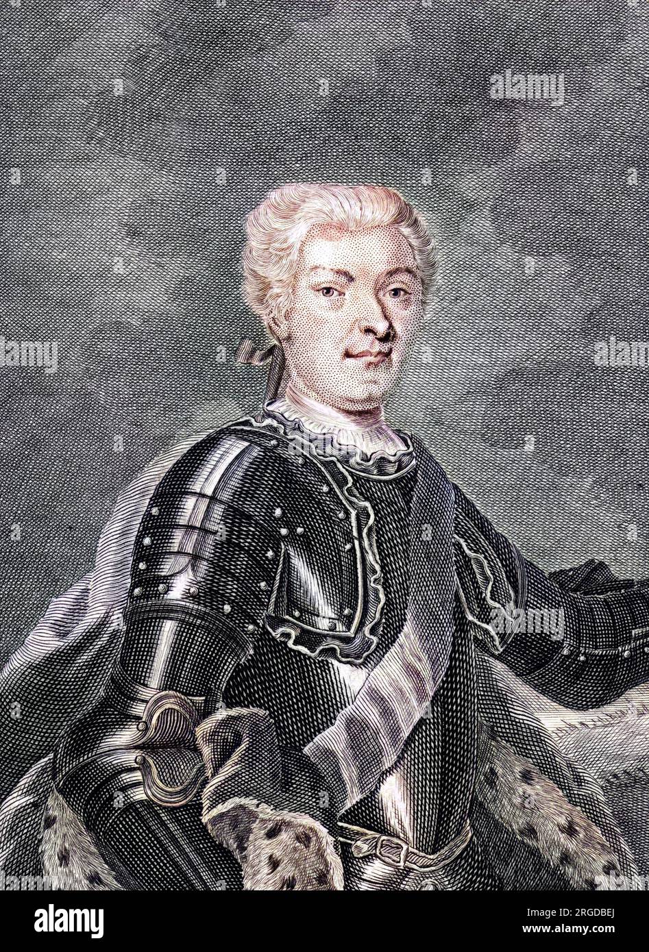 JOHANN GEORG VON SACHSEN Bastard son of August der Stark, military ...