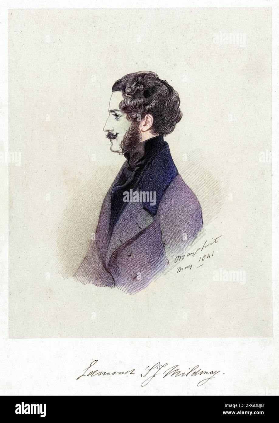 EDWARD ST JOHN MILDMAY equerry to the duke of Cambridge with his ...