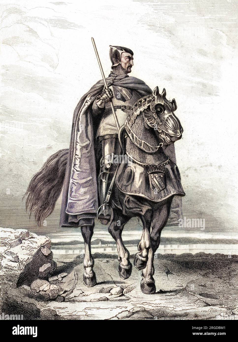 LOUIS DE SANCERRE (1342 - 1402), French military commander Stock Photo ...