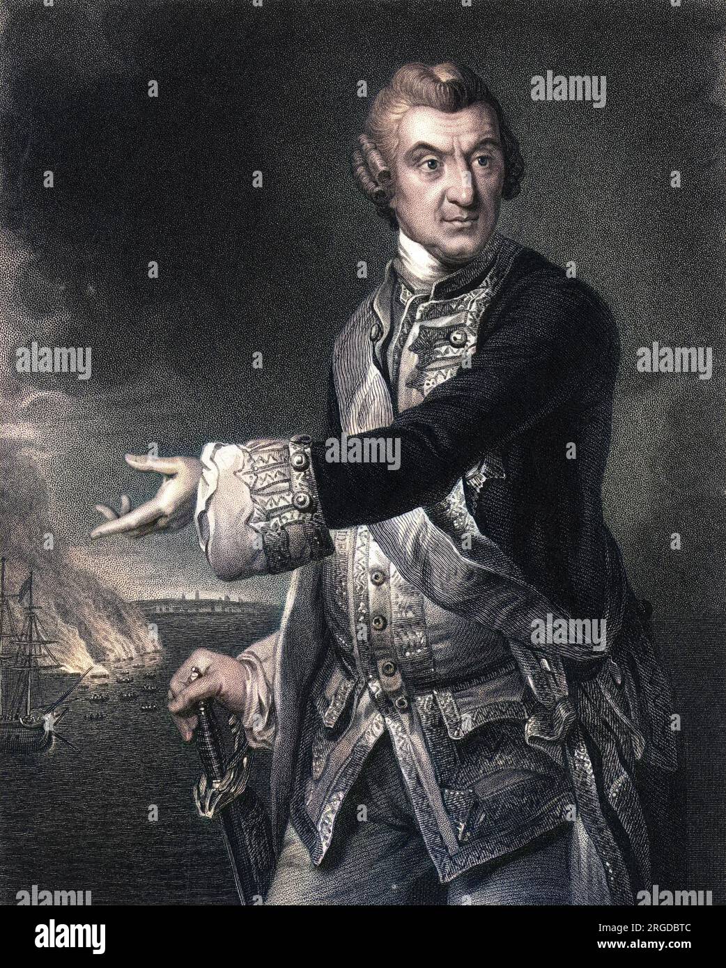 Sir Charles Saunders (1715? - 1775), British naval commander, First ...