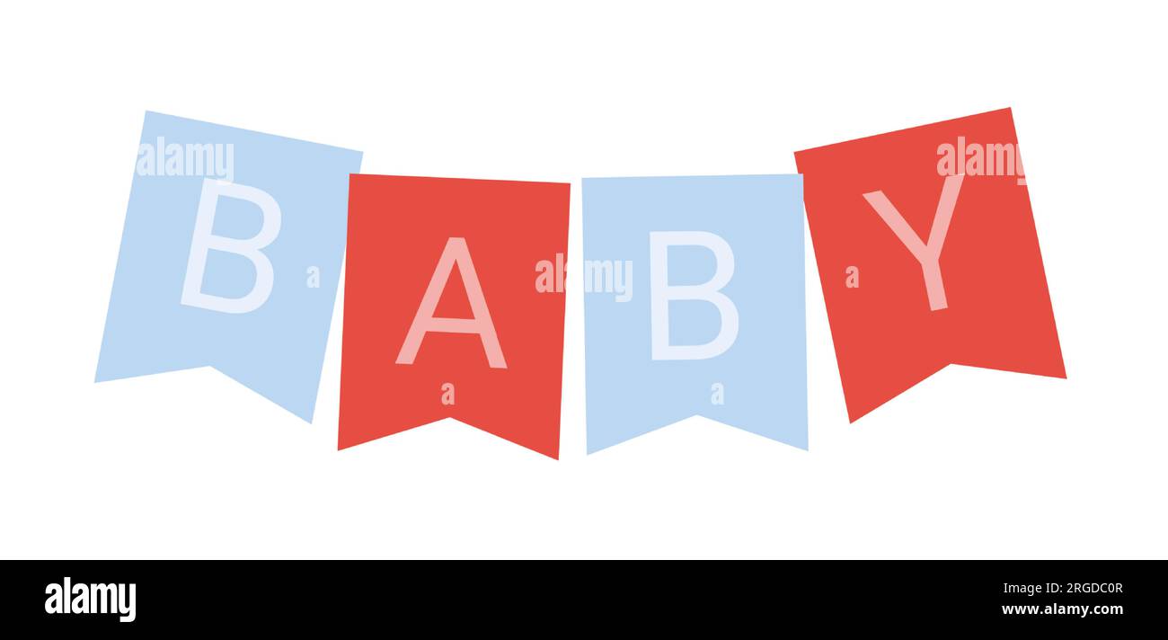 Welcome newborn baby garland. Baby shower event, bedroom for toddler ...