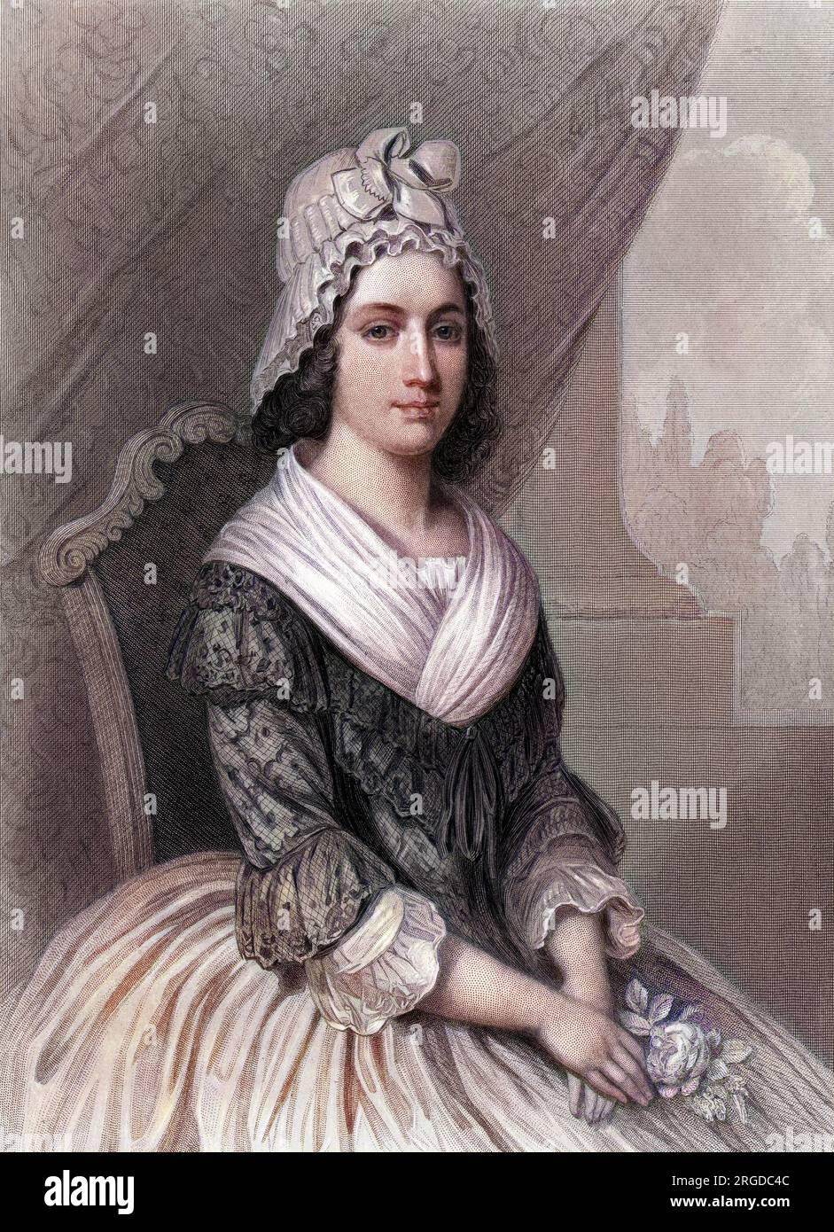 PAMELA DWIGHT SEDGWICK wife of Theodore Sedgwick, American statesman ...